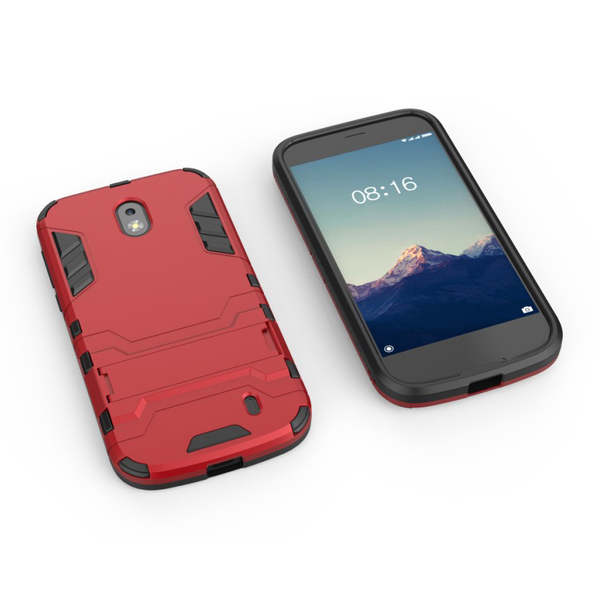Slim Armour Shockproof Case for Nokia 1 (Red)